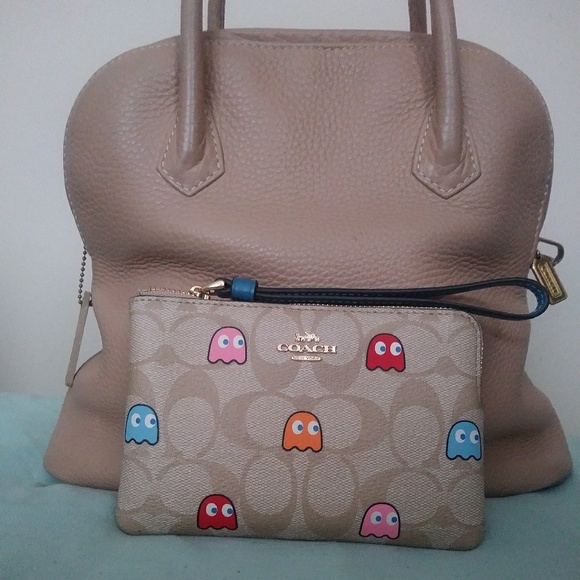 Coach | Bags | Coach Pac Man X Corner Zip Wristlet Limited | Poshmark
